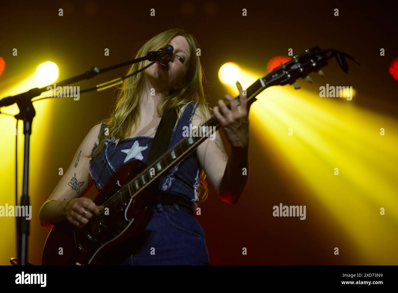 London, England 20th June 2024. Emily Massie. American Indie rock band ...