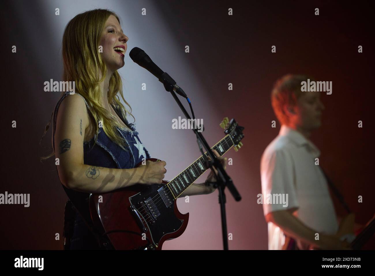 London, England 20th June 2024. Emily Massie. American Indie rock band ...