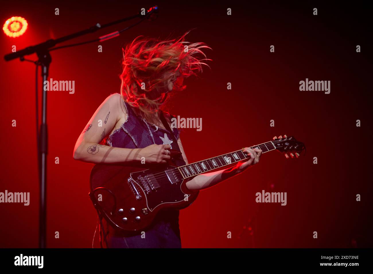 London, England 20th June 2024. Emily Massie. American Indie rock band ...