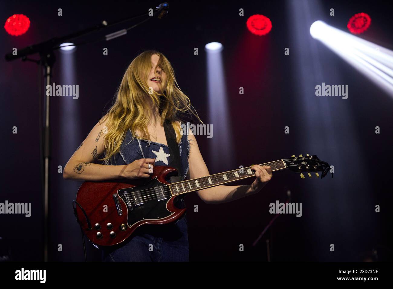 London, England 20th June 2024. Emily Massie. American Indie rock band ...