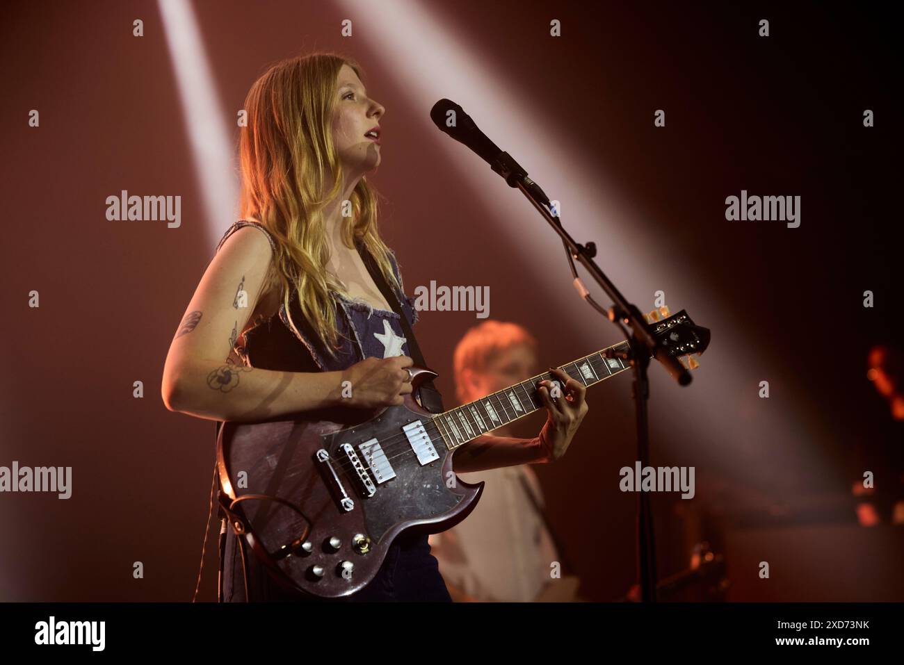London, England 20th June 2024. Emily Massie. American Indie rock band ...