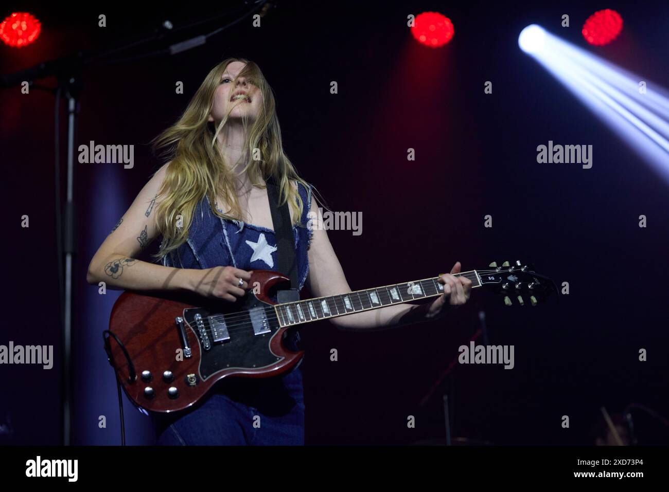 London, England 20th June 2024. Emily Massie. American Indie rock band ...