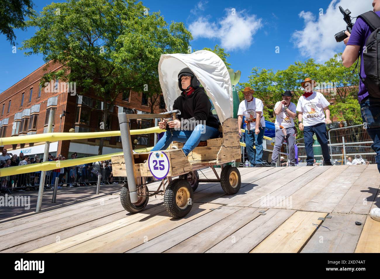 Krazy Races Warrington. A push down a ramp for the unique hand-made ...