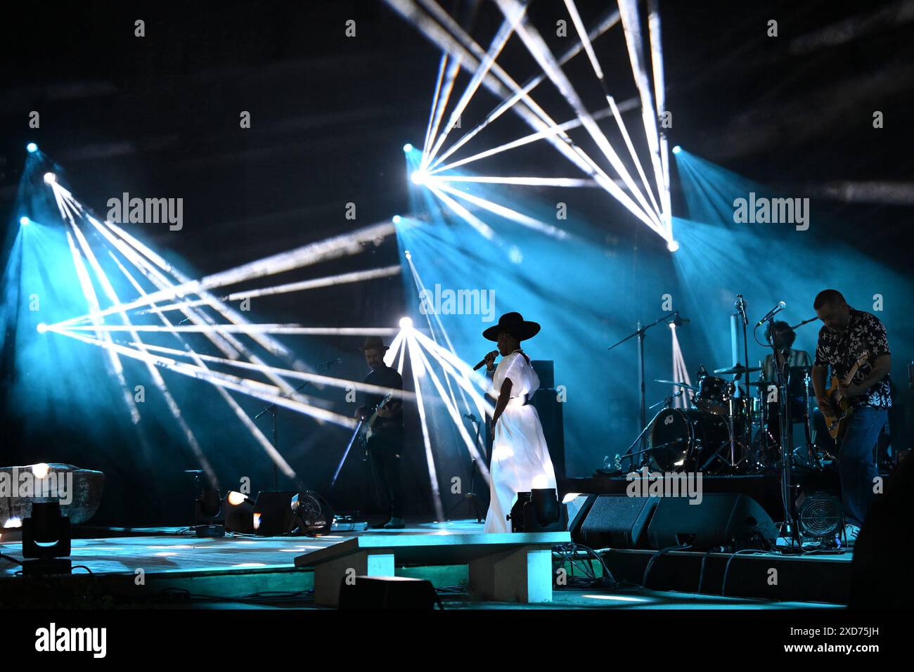 Skye Edwards during the Morcheeba Concert at Temple of Venus,Coliseum ...
