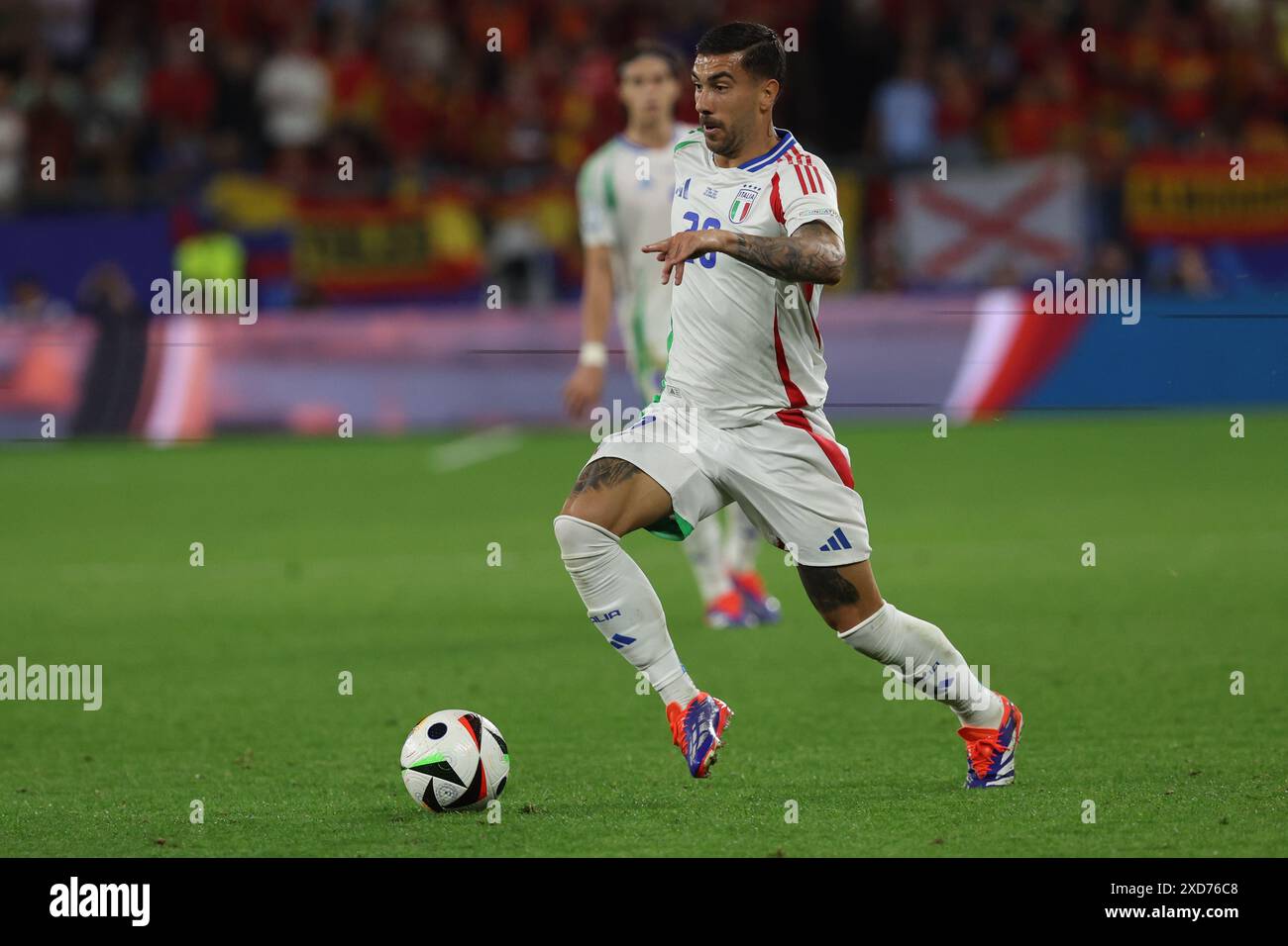 Gelsenkirchen, Germany 20.06.2024: Mattia Zaccagni of Italy during the ...