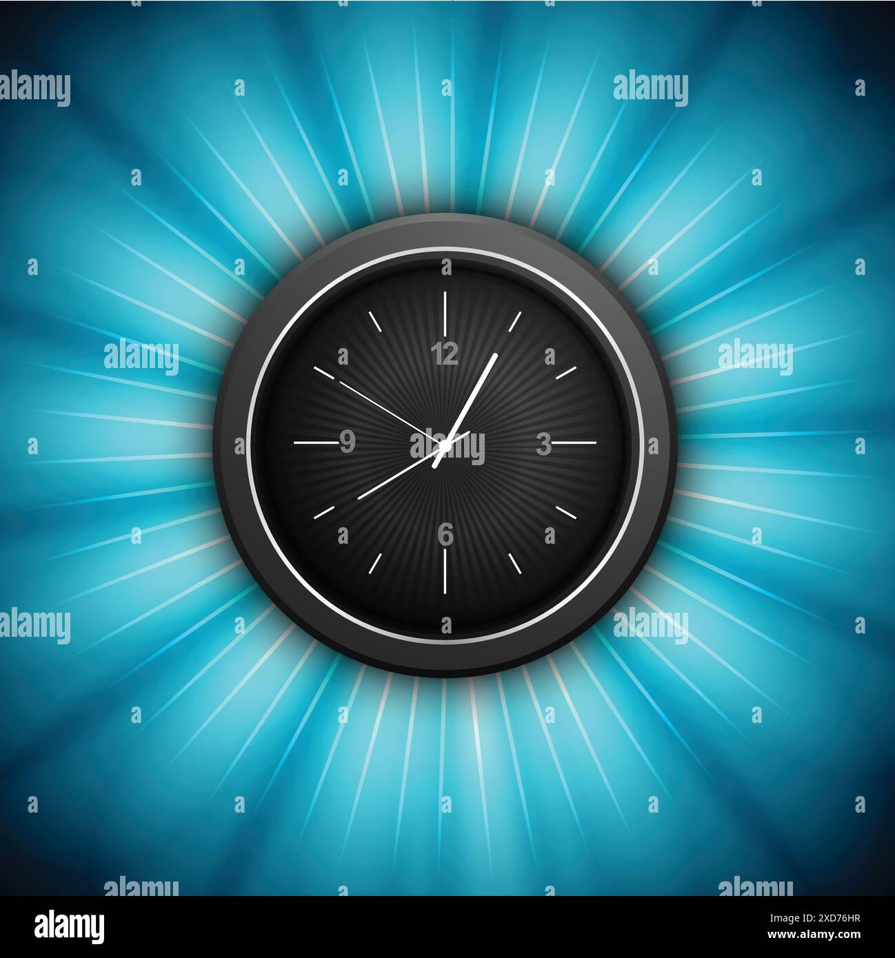 clock shiny background vector design illustration Stock Vector Image ...
