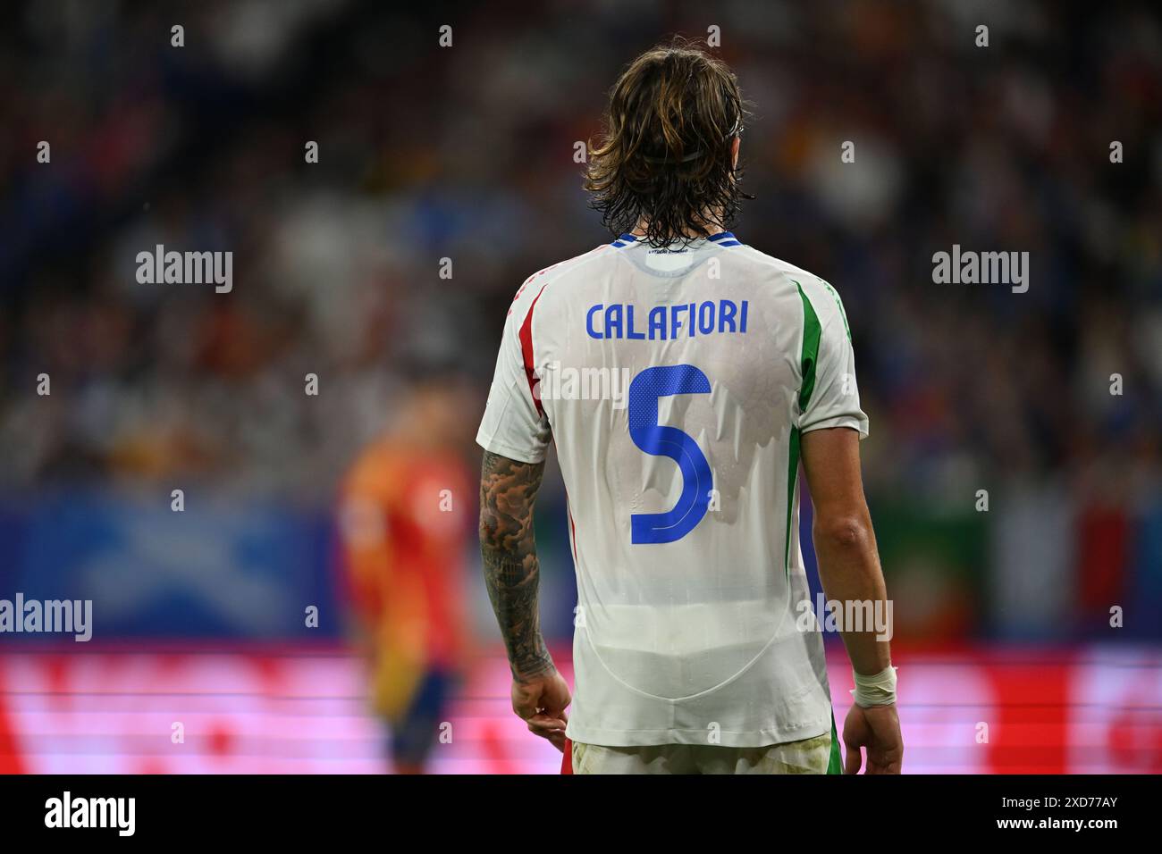 Riccardo Calafiori (Italy) during the UEFA Euro Germany 2024 match ...
