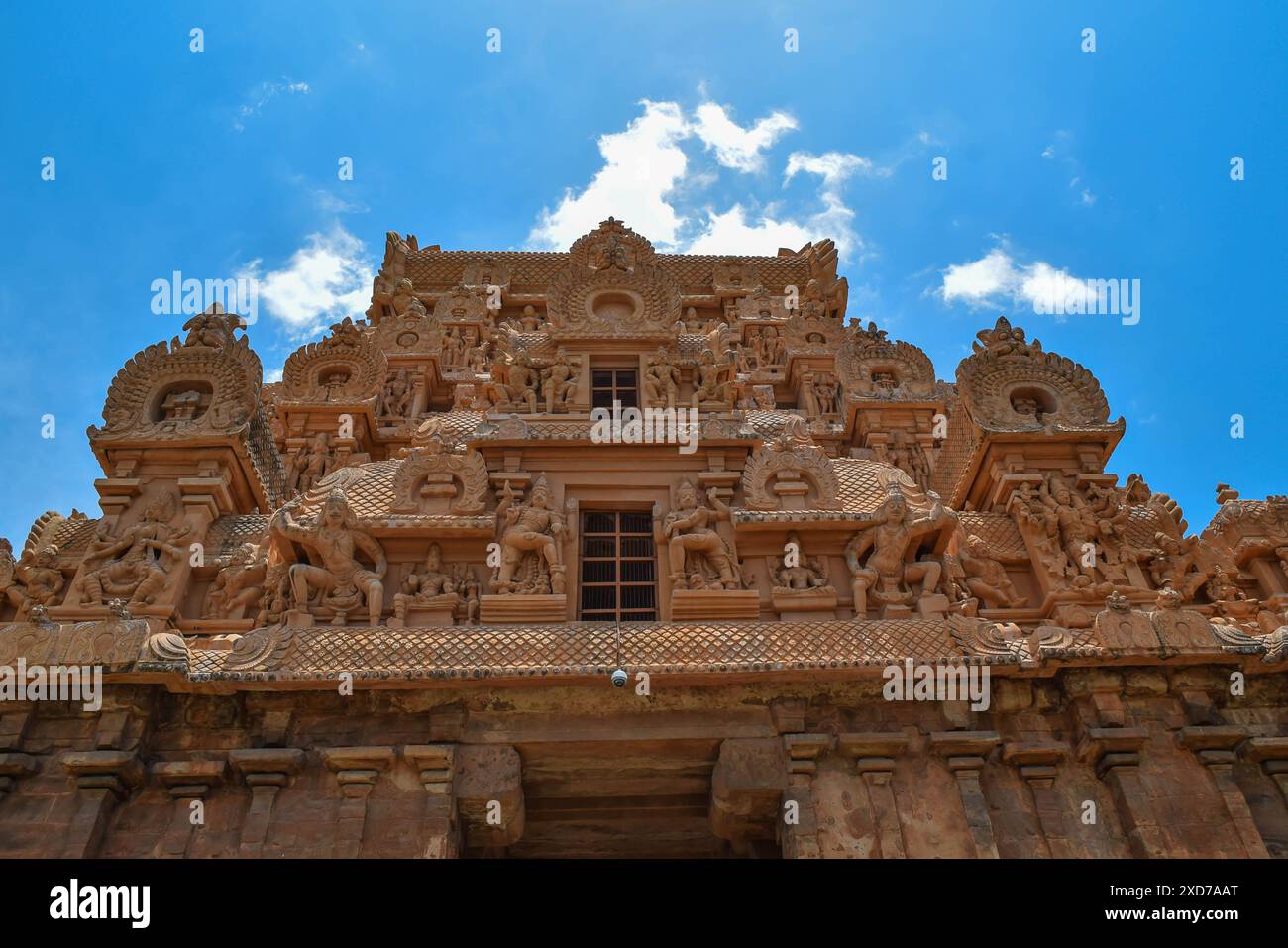 The Brihadeeswarar temple in Thanjavur, Tamilnadu, India Stock Photo ...