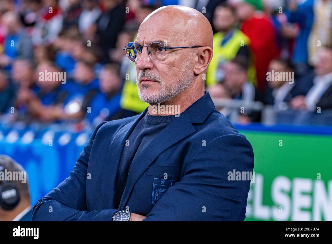 Luis de la Fuente (Spanien, Chef-Trainer/Coach) Spanien vs. Italien ...