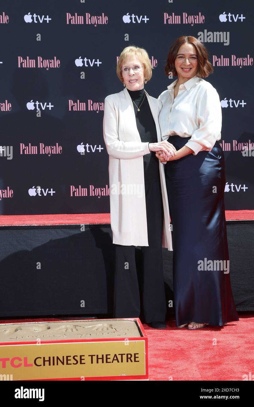 June 20, 2024, Los Angeles, California, USA: Carol Burnett, Maya ...