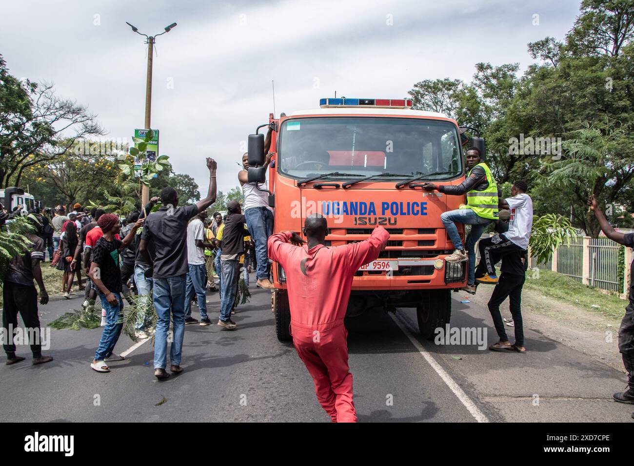 Ugandan protesters hi-res stock photography and images - Alamy