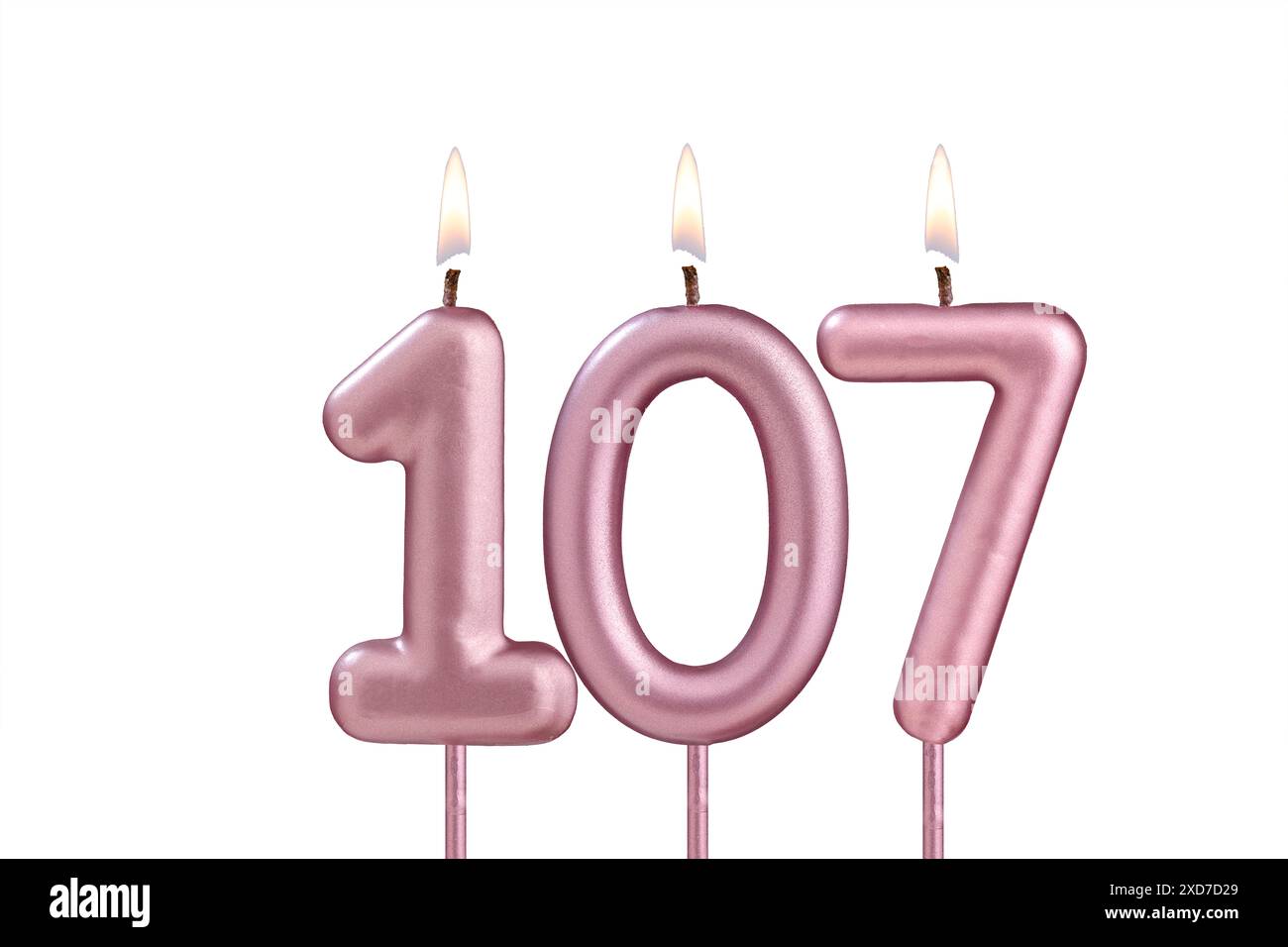 Number 107 birthday hi-res stock photography and images - Alamy