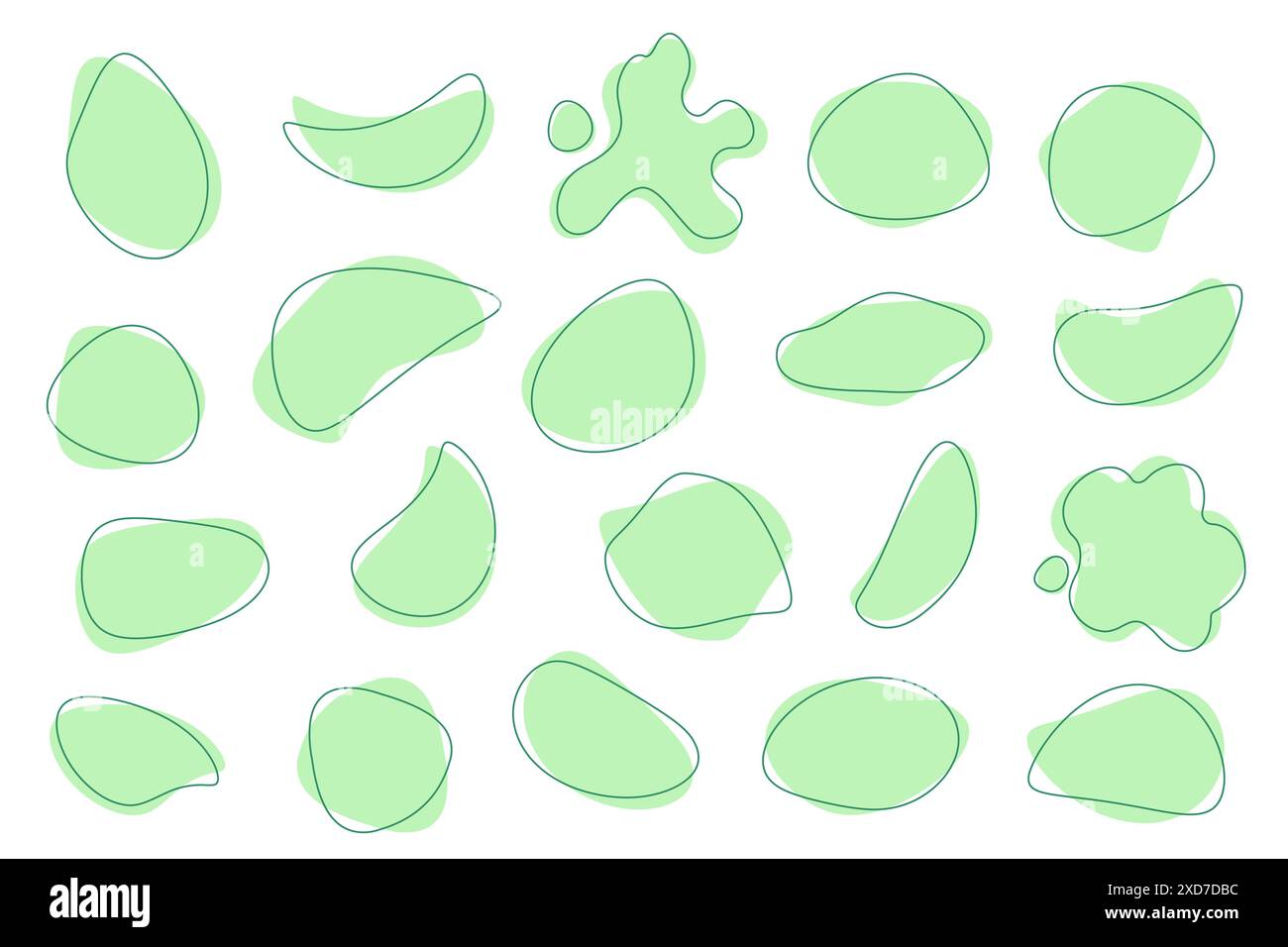 Abstract organic blob shapes vector Stock Vector Image & Art - Alamy