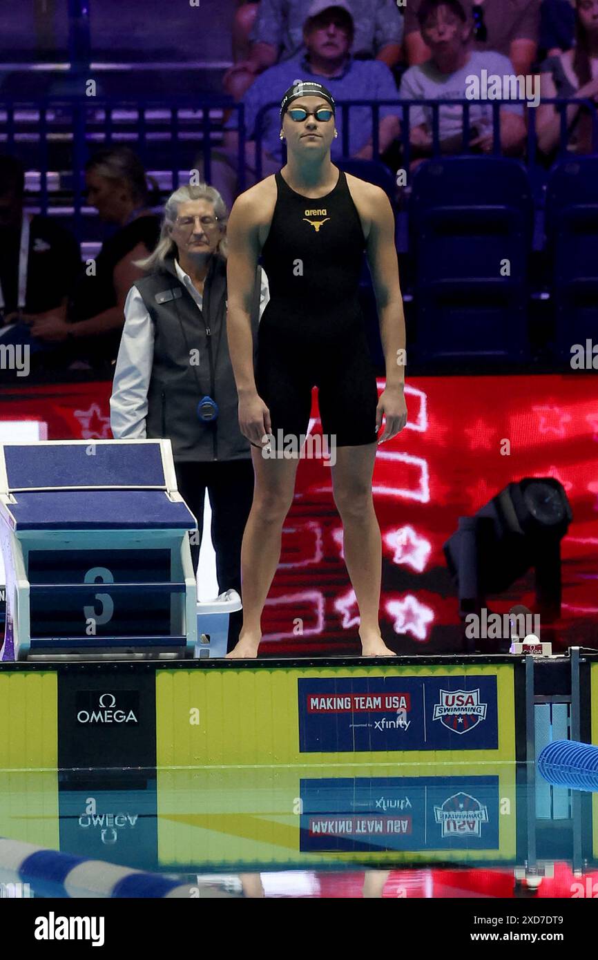 Indianapolis, Indiana, USA. 20th June, 2024. Emma STICKLEN competing in ...