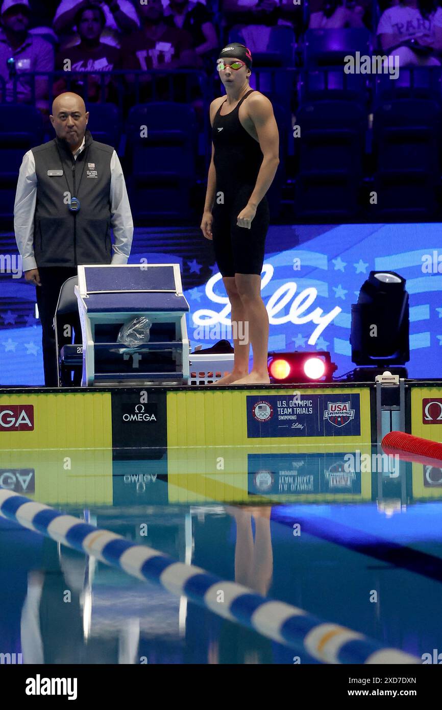 Indianapolis, Indiana, USA. 20th June, 2024. Regan SMITH competing in ...