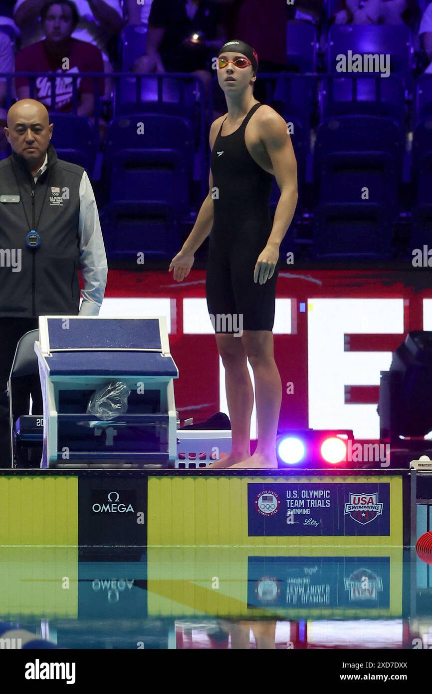 Indianapolis, Indiana, USA. 20th June, 2024. Regan SMITH competing in ...