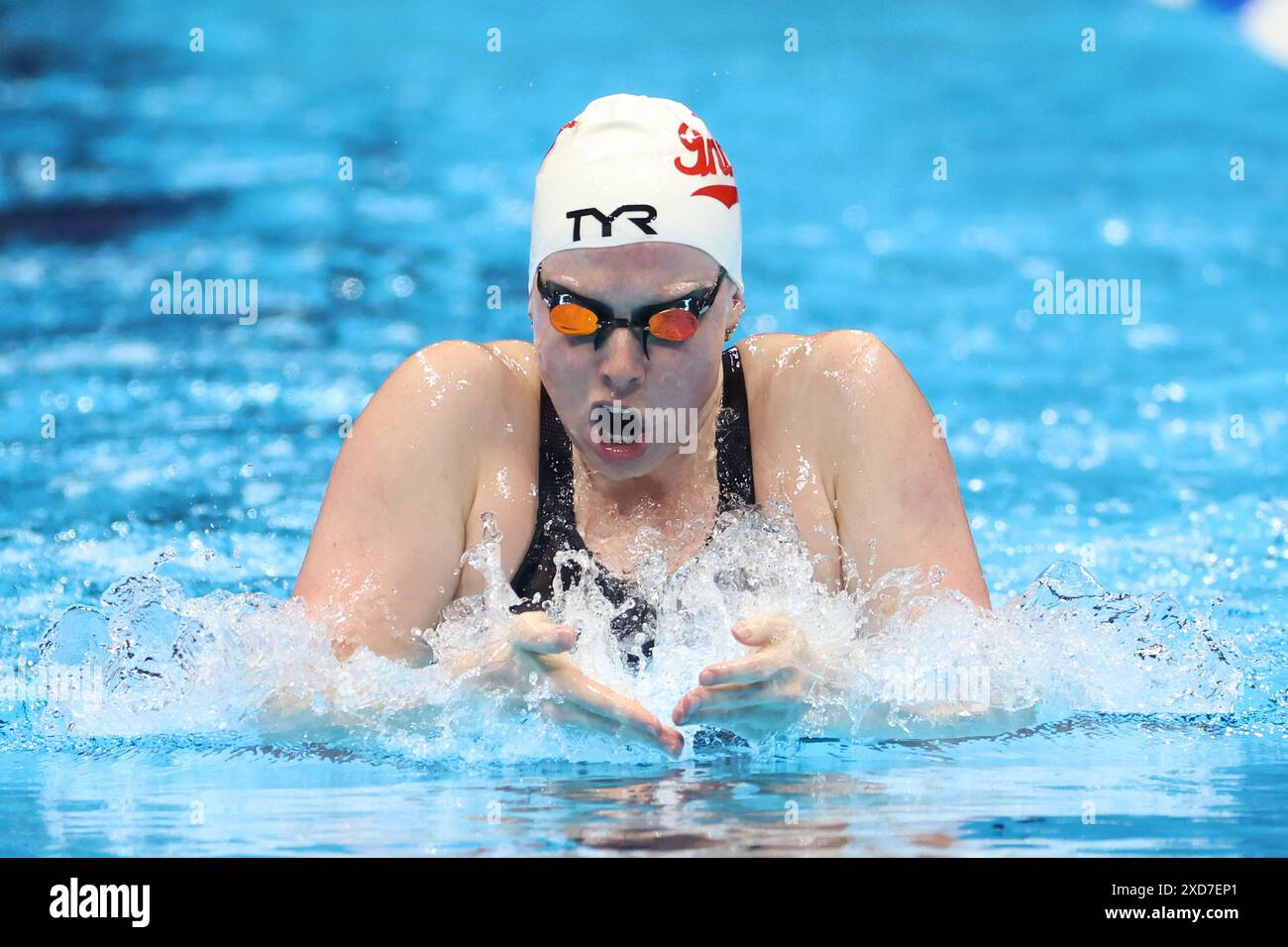 Indianapolis, Indiana, USA. 20th June, 2024. Lilly KING competing in ...