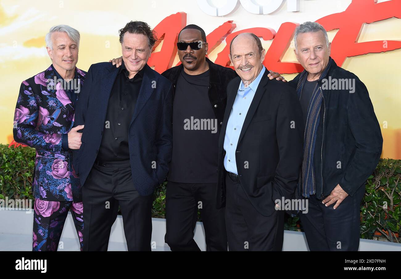 Bronson Pinchot, Judge Reinhold, Eddie Murphy, John Ashton and Paul ...