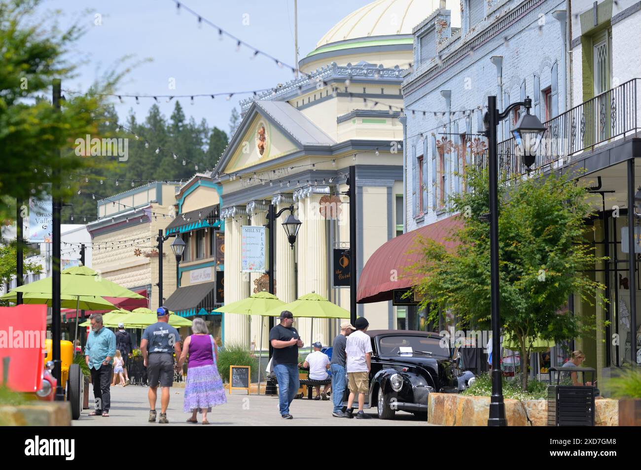 The historic mining town, Green Valley C Stock Photo - Alamy