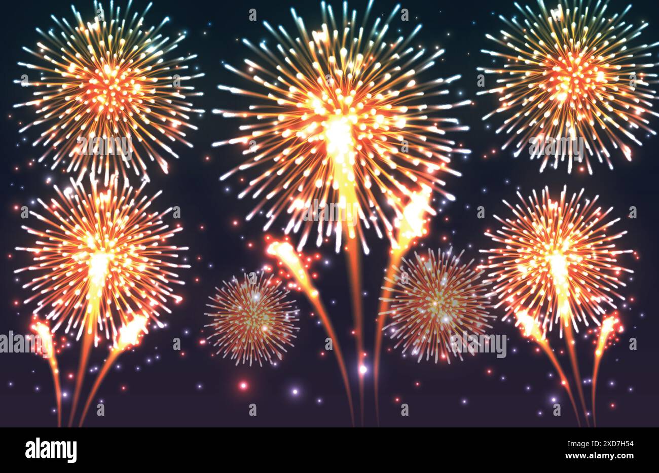 Holiday lighting display Stock Vector Images - Alamy