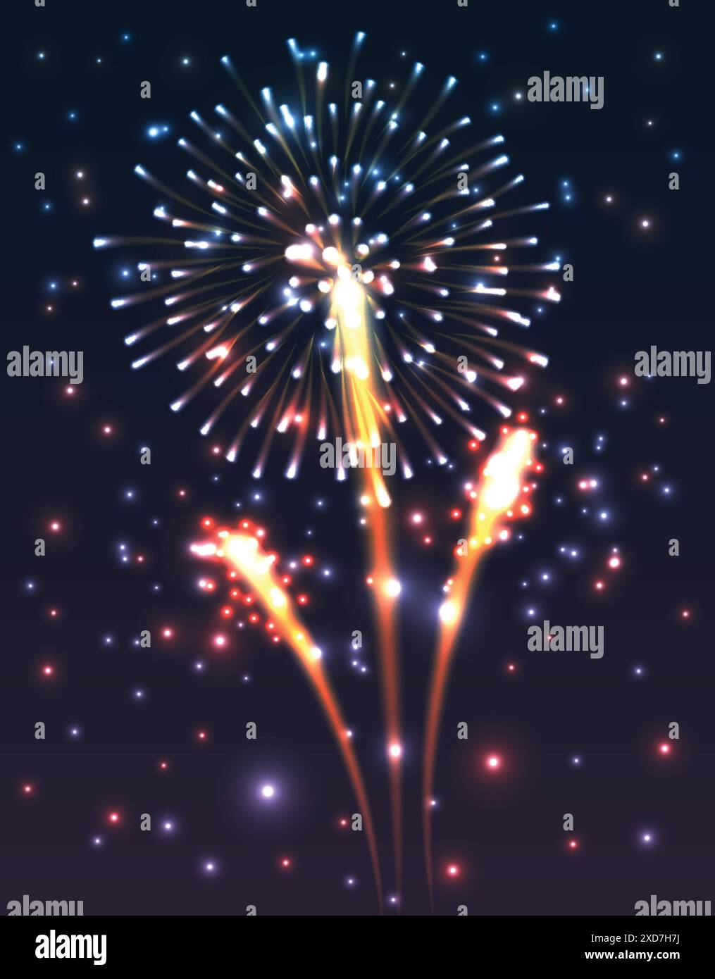 Illuminating night Stock Vector Images - Alamy