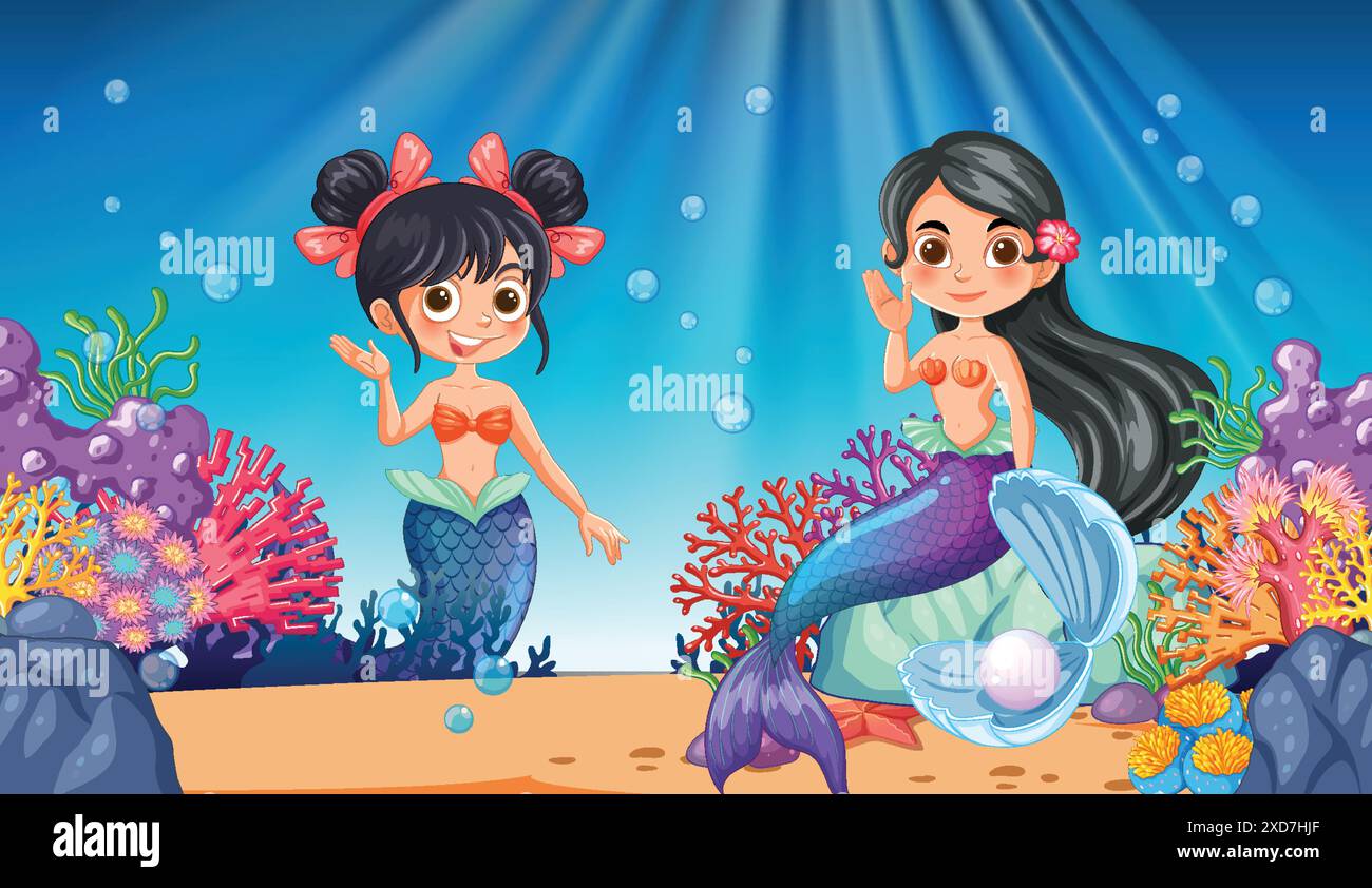 Underwater world animation hi-res stock photography and images - Alamy