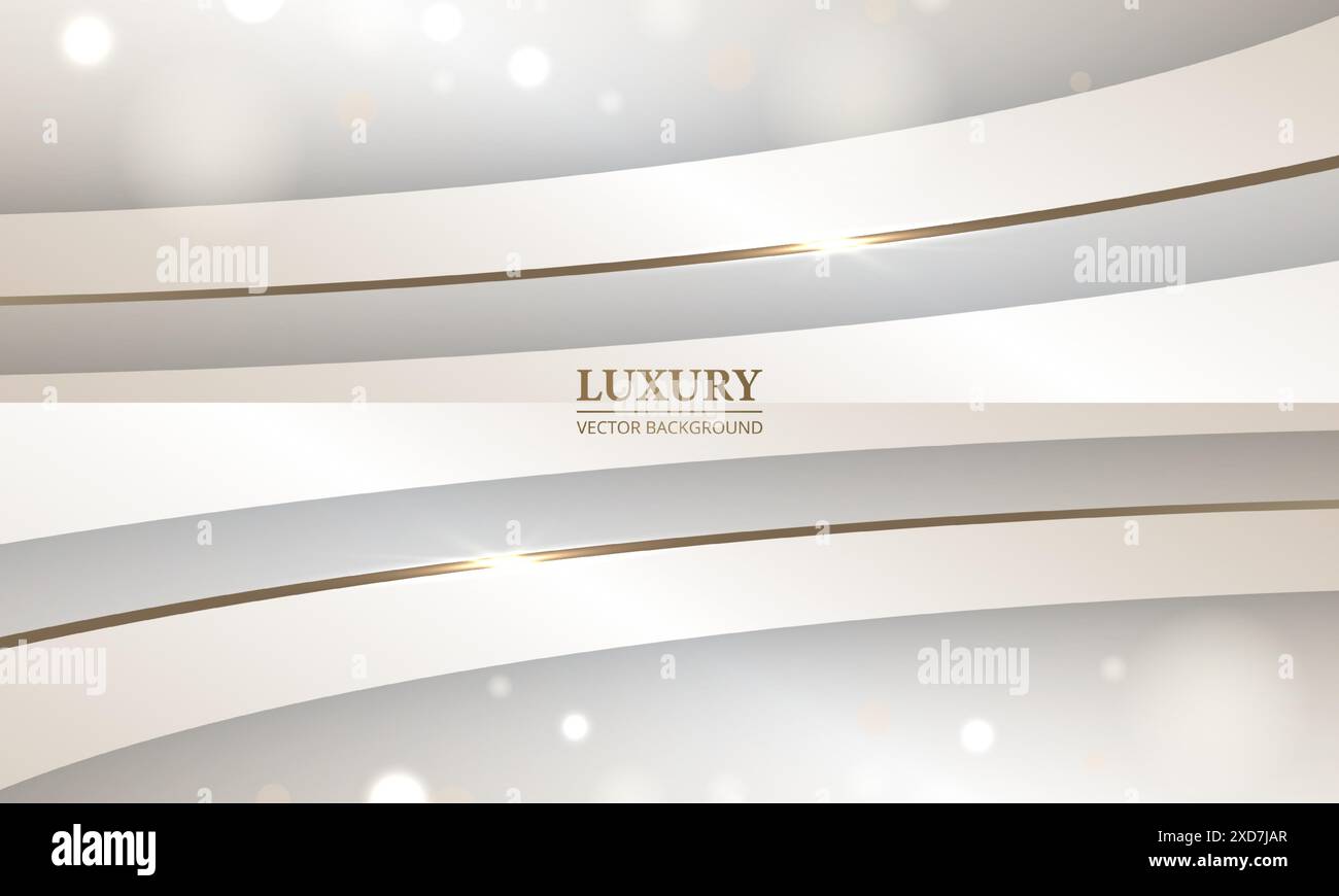 Luxury abstract 3D background with geometric shapes and sparkles ...