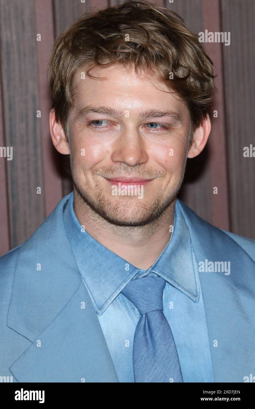 New York, New York, USA. 20th June 2024. Joe Alwyn attends a premiere of “Kinds Of Kindness” at ...