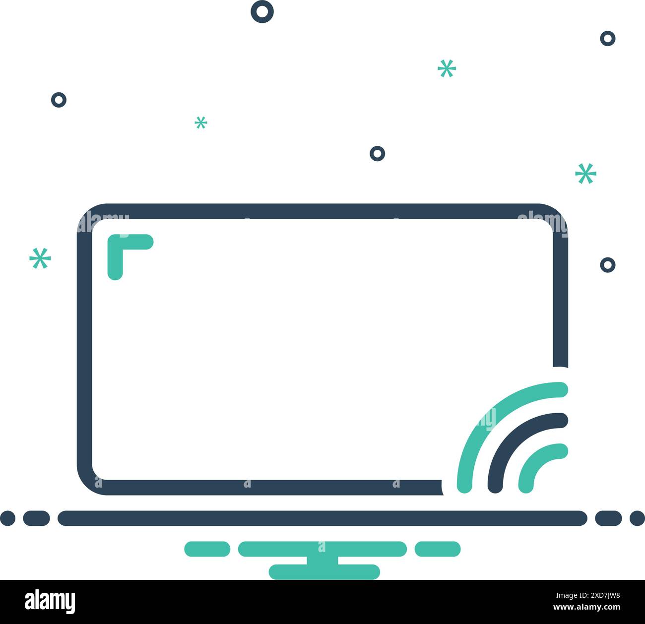 Icon for cast,screen Stock Vector Image & Art - Alamy