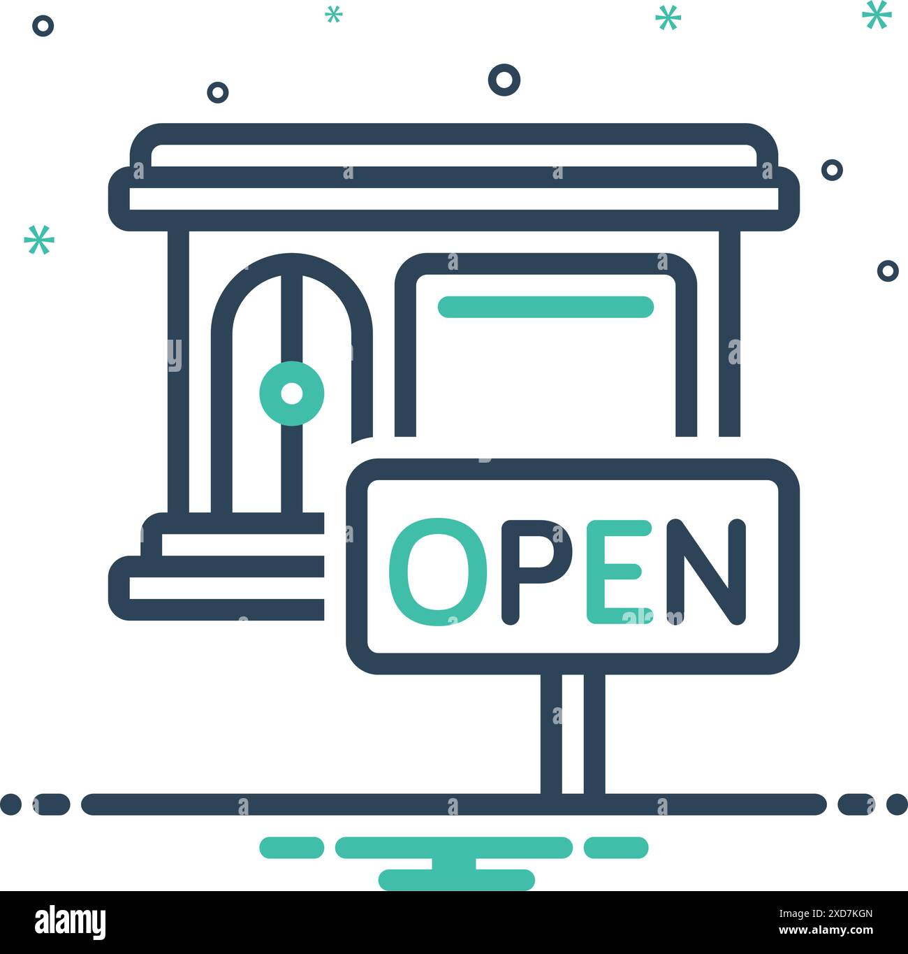 Icon for opening,inauguration Stock Vector Image & Art - Alamy