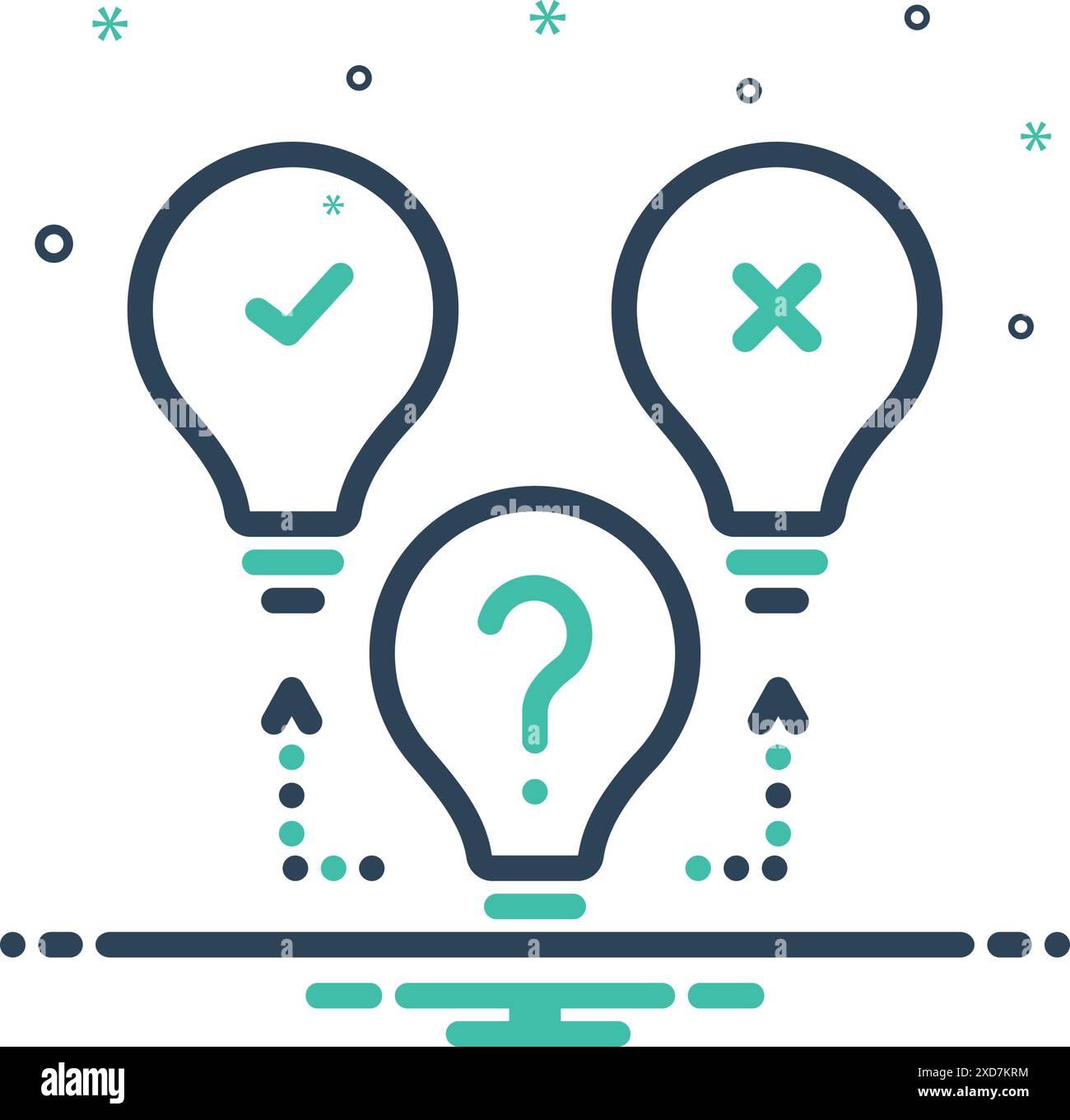 Yes no maybe Stock Vector Images - Alamy