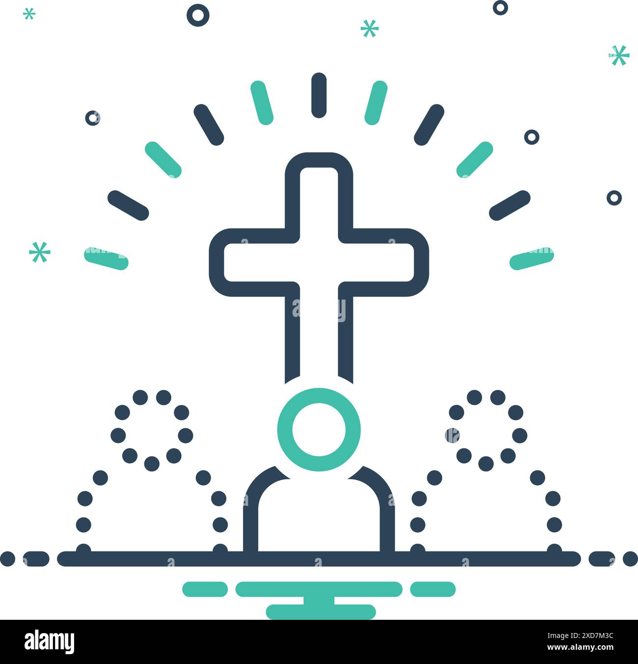 Faith belief devotion Stock Vector Images - Alamy