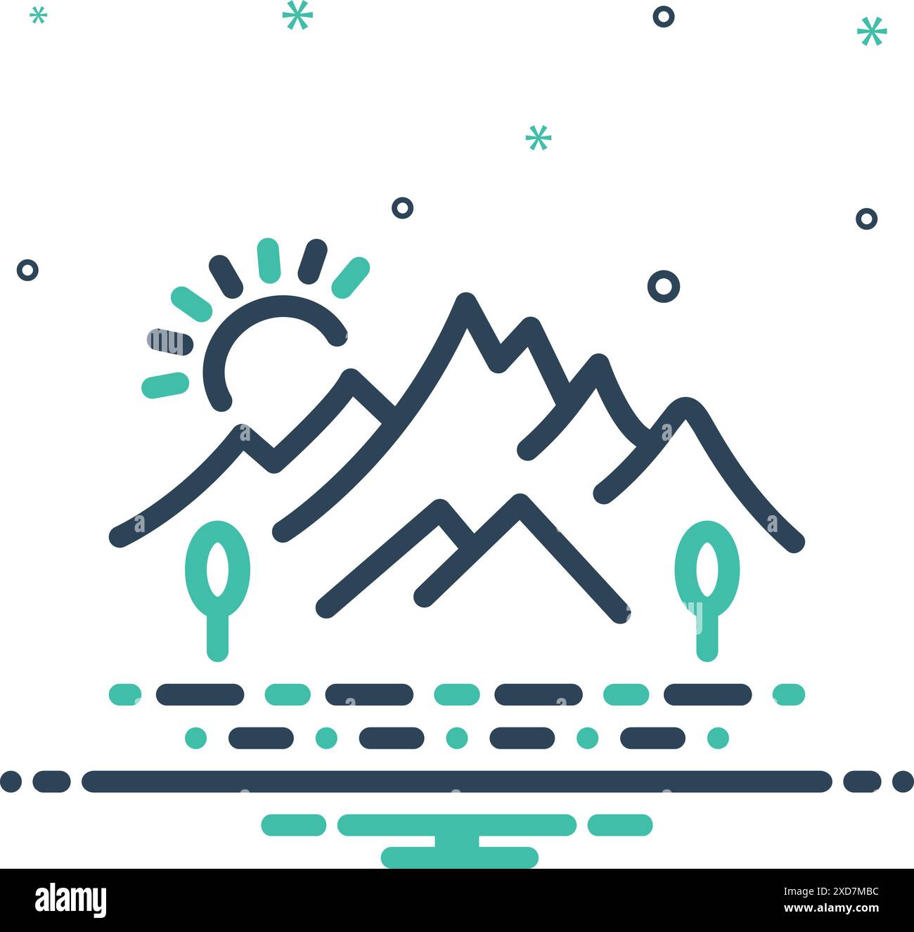 Icon for hill,countryside Stock Vector Image & Art - Alamy