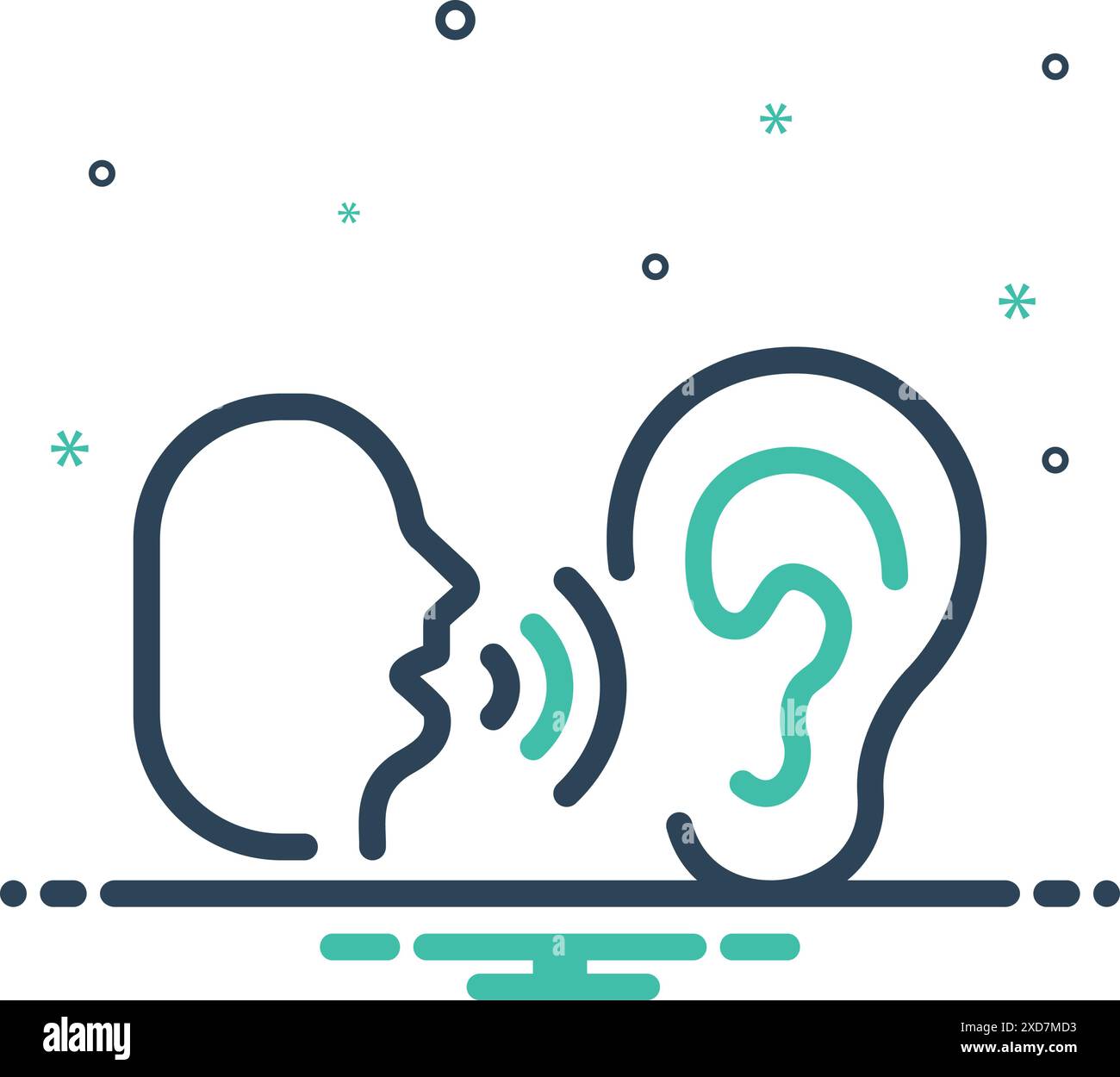 Icon for whisper,murmur Stock Vector Image & Art - Alamy