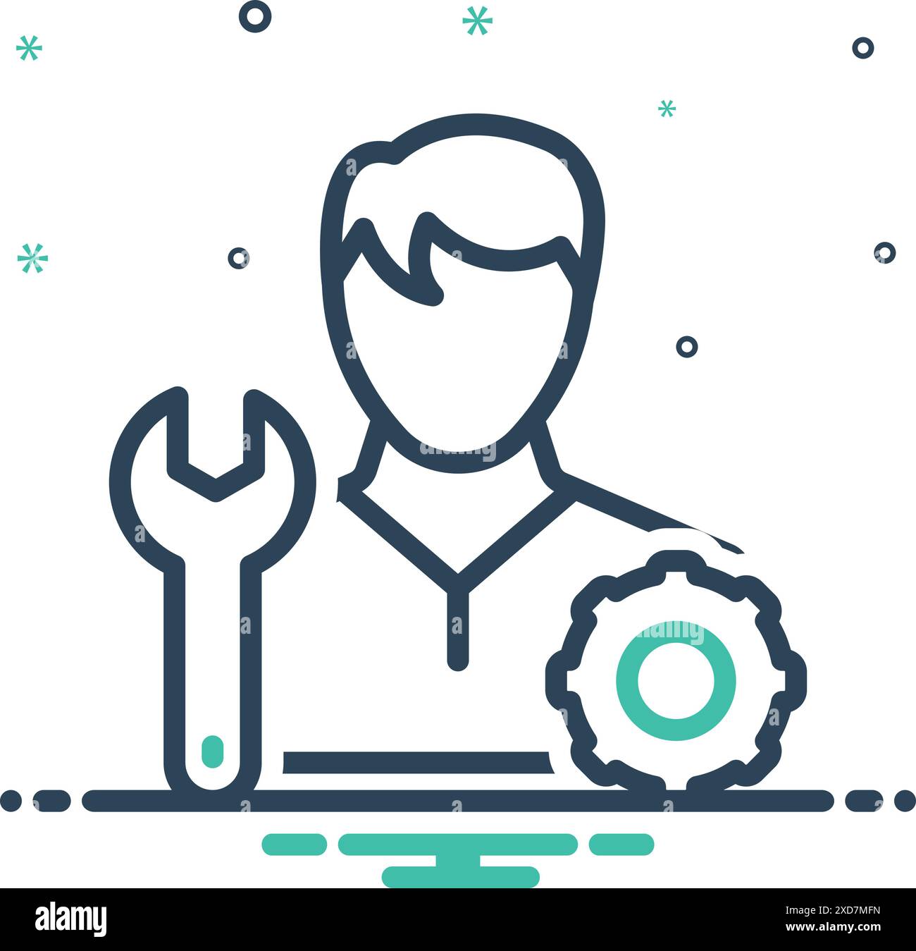 Icon for operate,work Stock Vector Image & Art - Alamy