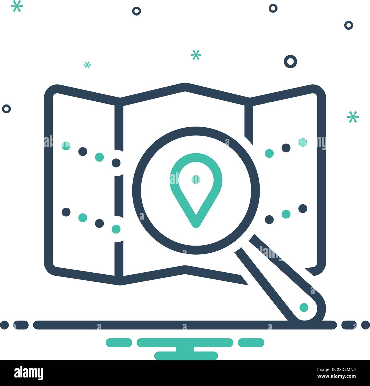 Icon spot magnifier hi-res stock photography and images - Alamy
