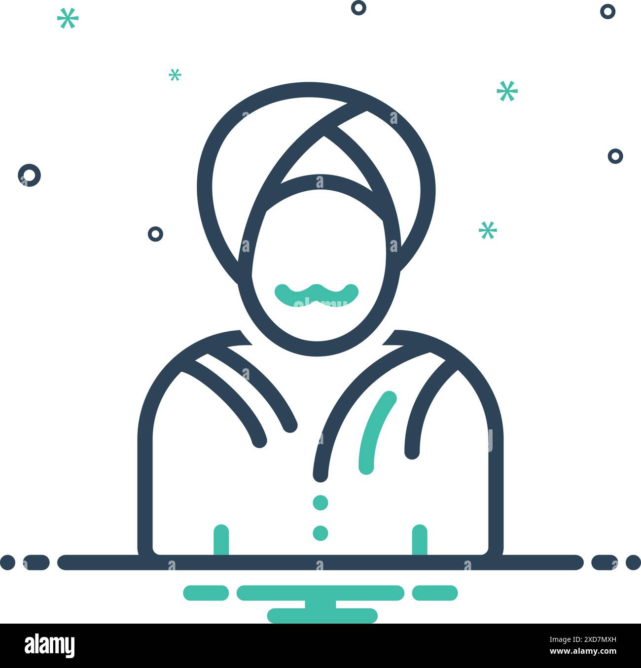 Icon for indian,turban Stock Vector Image & Art - Alamy