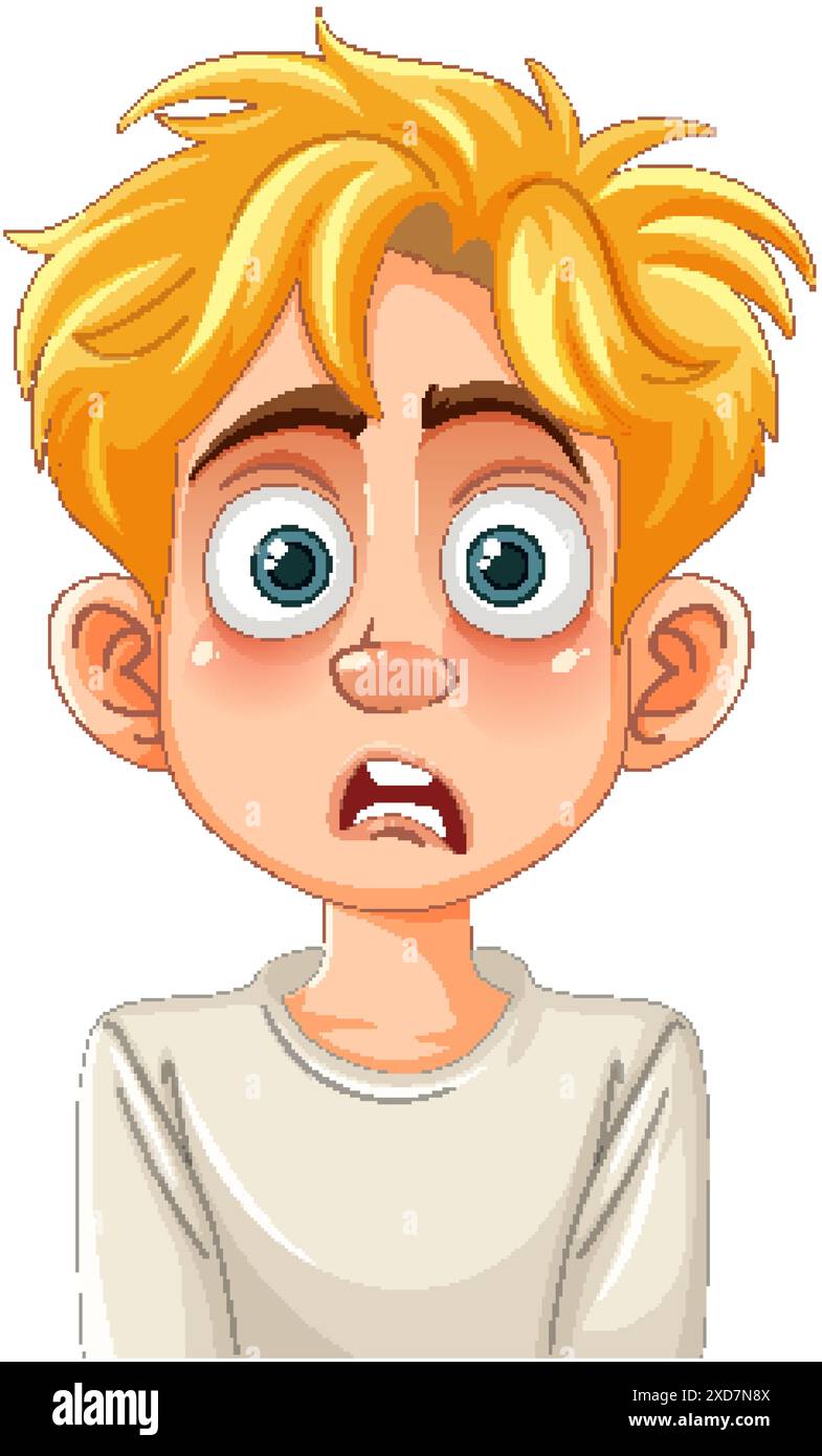 Surprise shock big eyes Stock Vector Images - Alamy