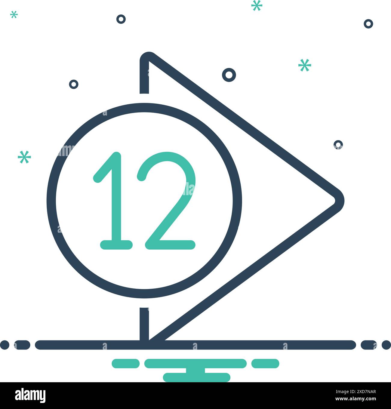 Icon for number,enumeration Stock Vector Image & Art - Alamy