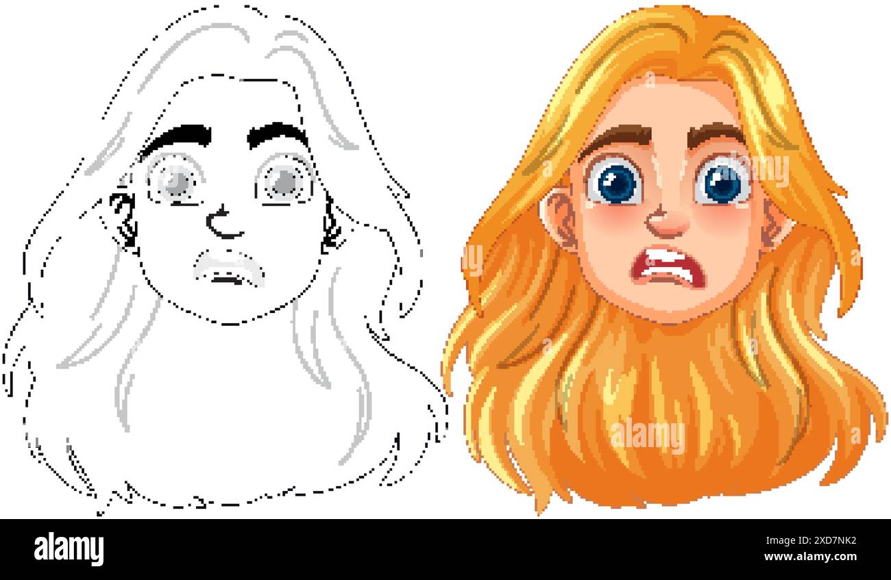 Shocked face wide eyes Cut Out Stock Images & Pictures - Alamy