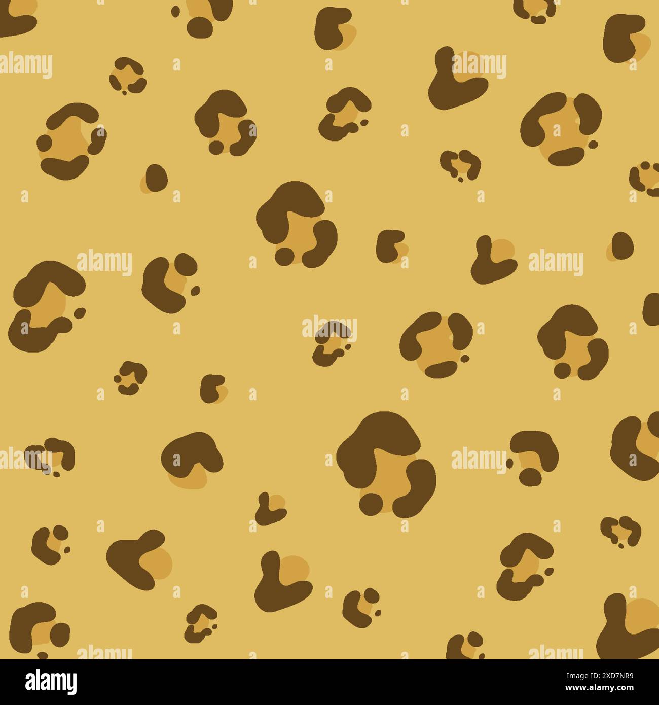 Brown and black leopard spots on tan background Stock Vector Image ...