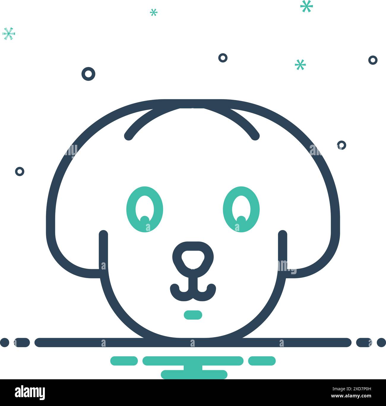 Tamed dog Stock Vector Images - Alamy