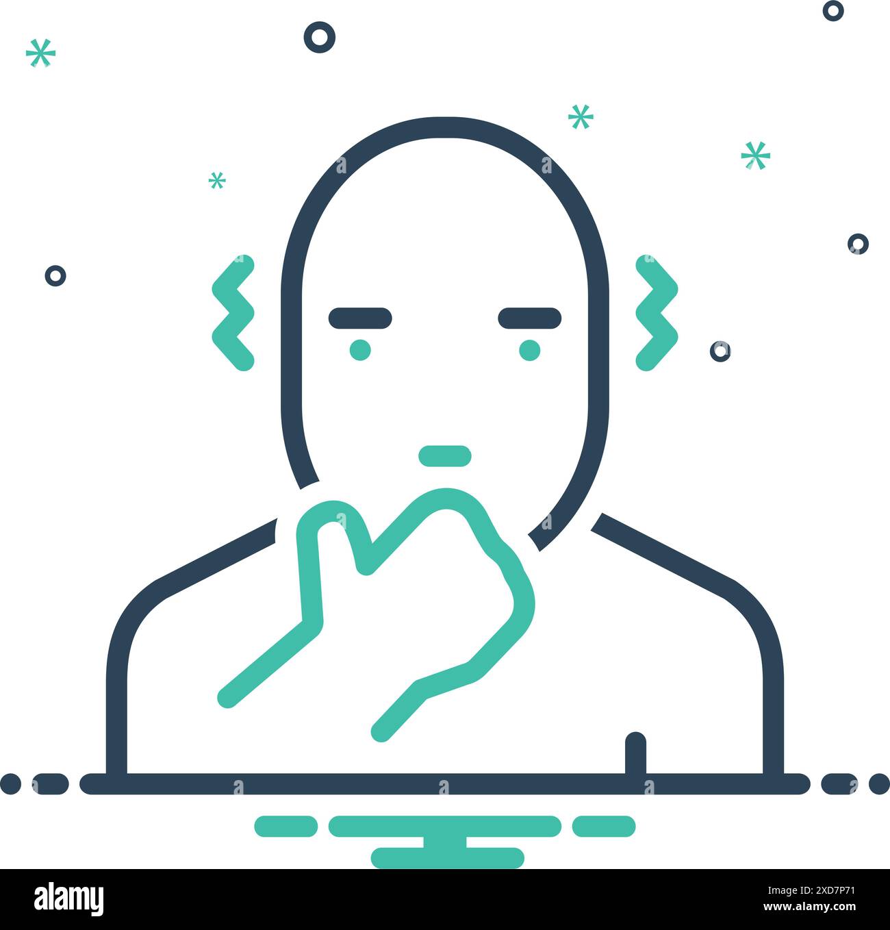 Icon for afraid,frightened Stock Vector Image & Art - Alamy