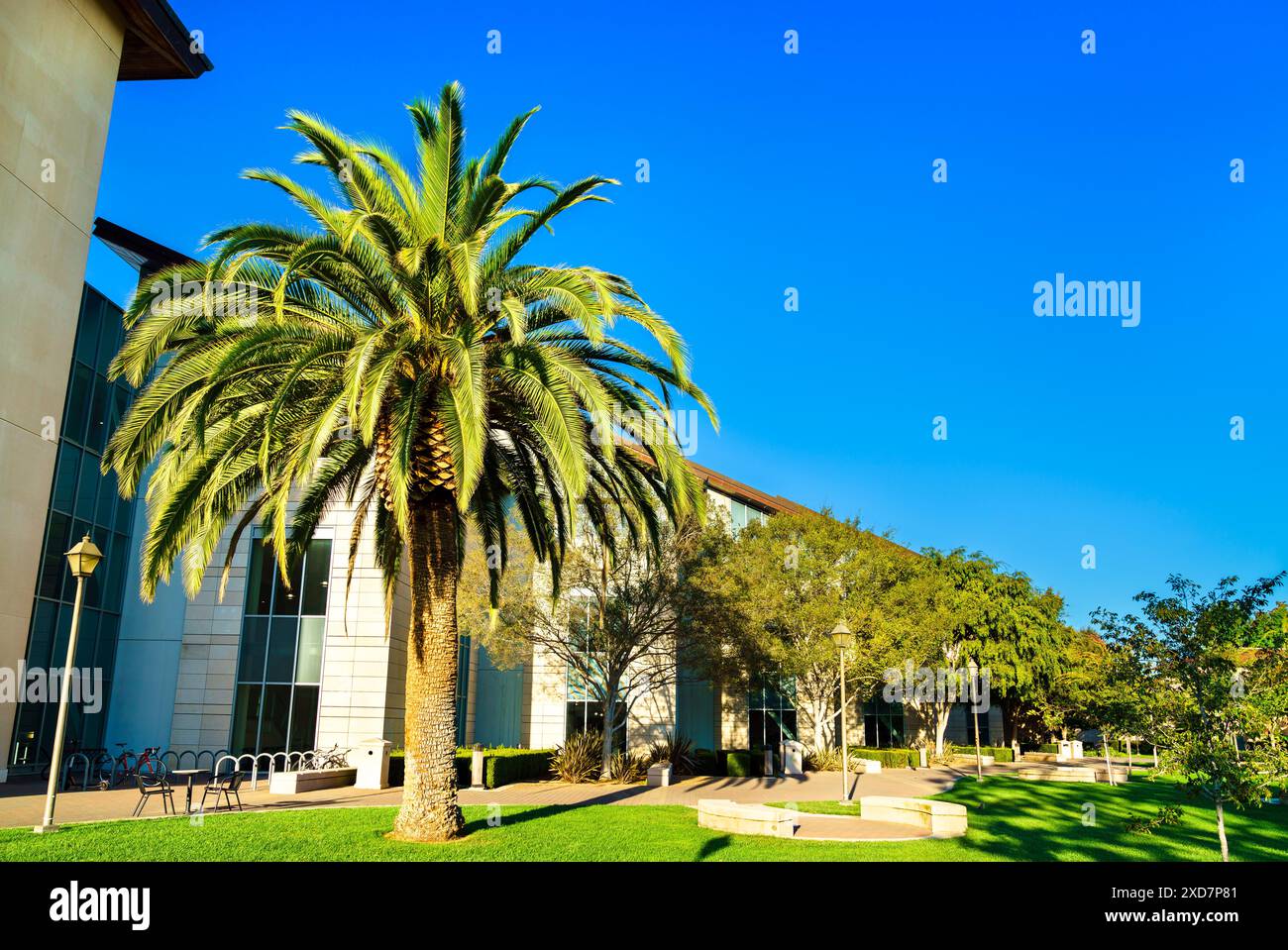 Santa Clara University campus, south San Francisco Bay Area in ...