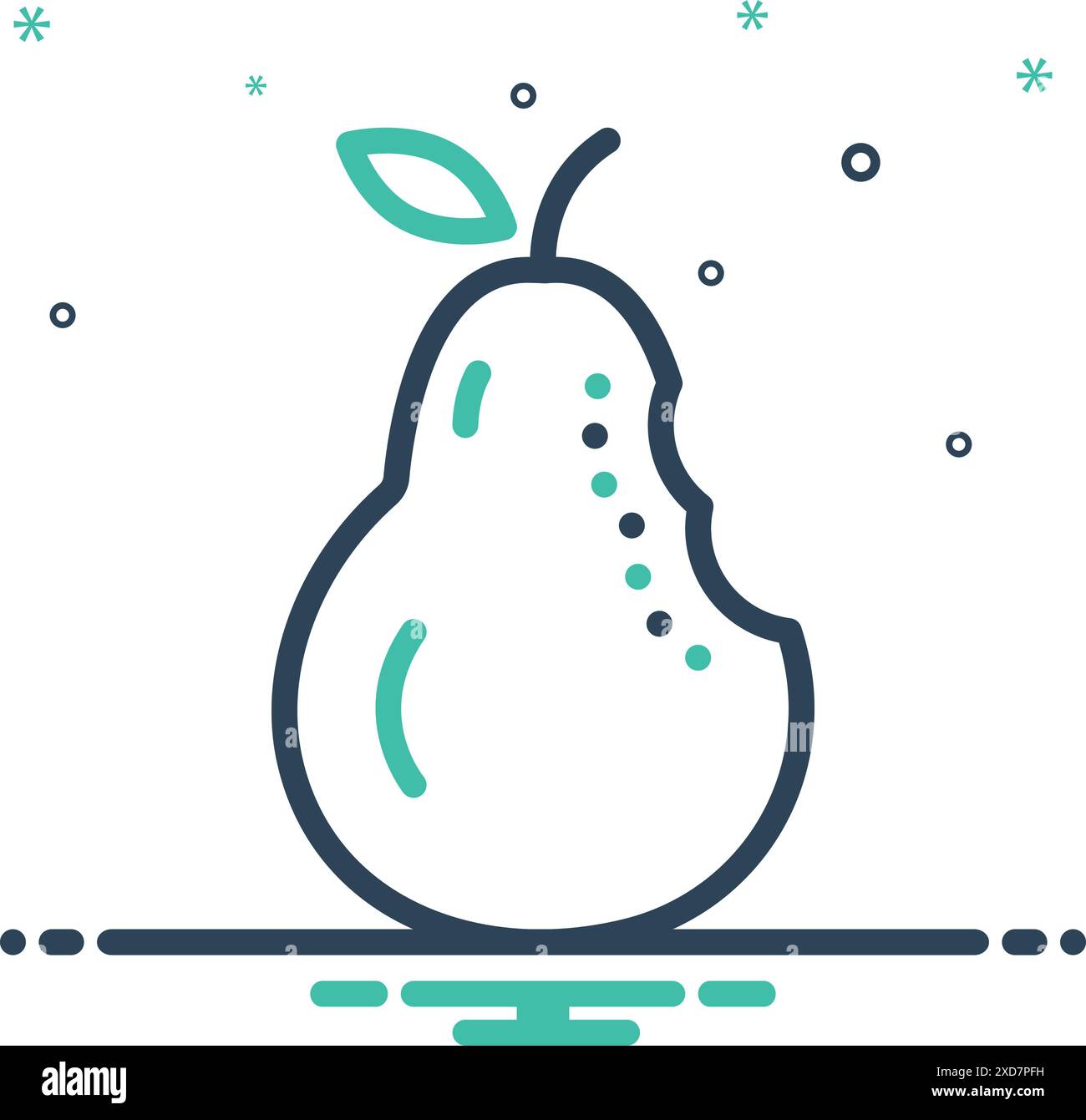 Icon for bite,pear Stock Vector Image & Art - Alamy