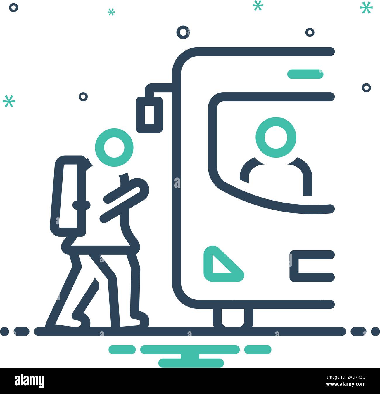 Icon for child climb on bus,student,safety Stock Vector Image & Art - Alamy