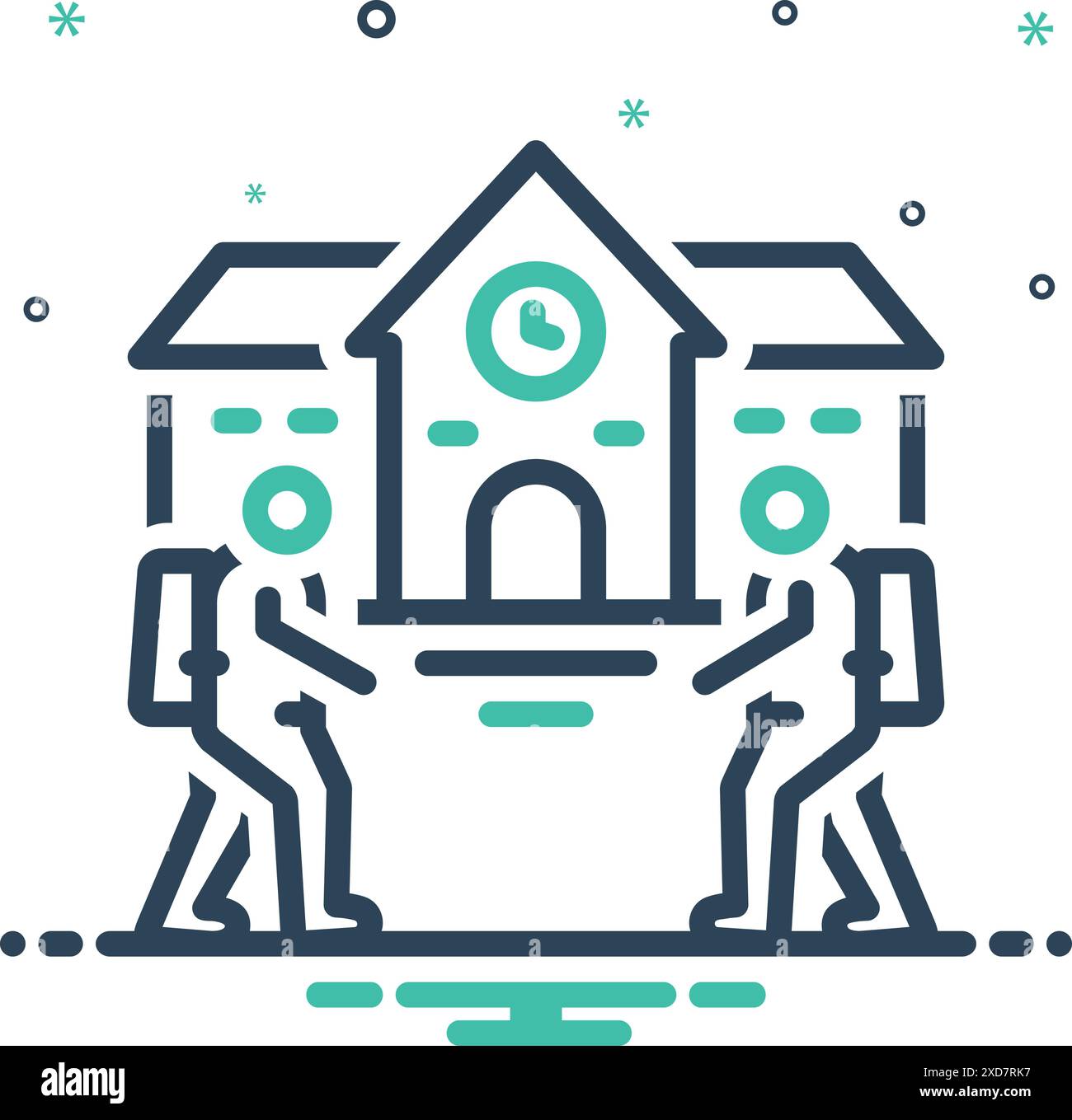 Icon for students entering in the school,students Stock Vector Image ...