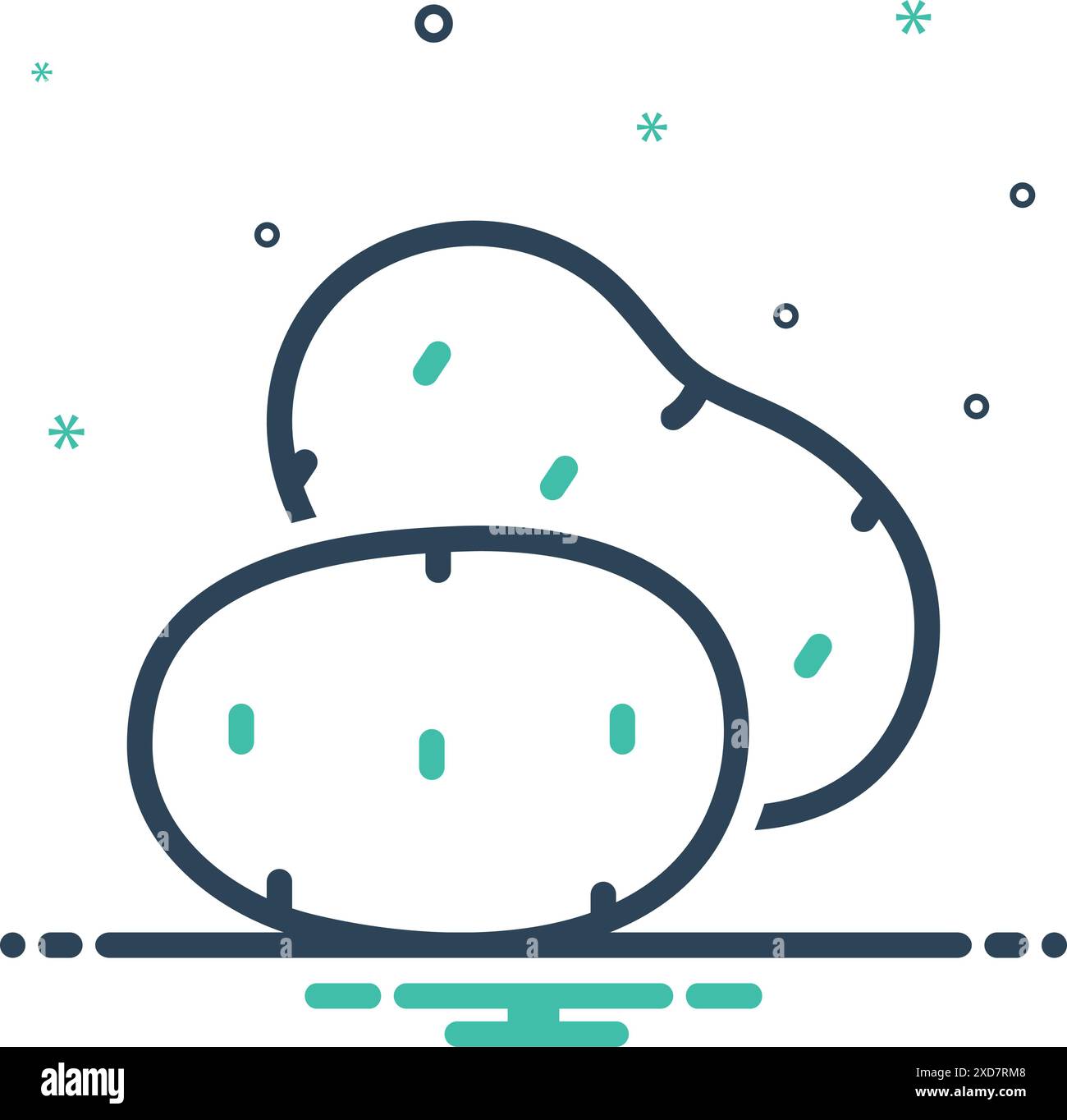 Potato cultivation Stock Vector Images - Alamy