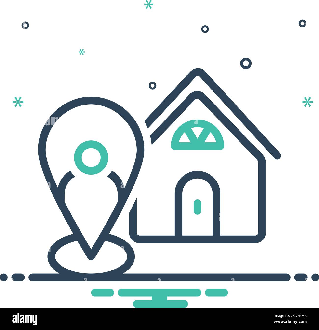 Neighborhood marker Stock Vector Images - Alamy