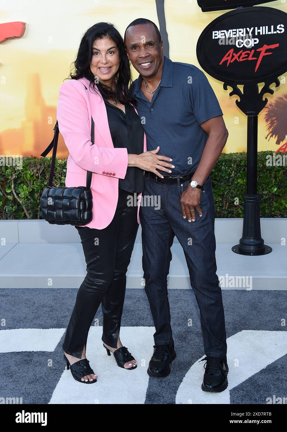 Beverly Hills, USA. 20th June, 2024. Sugar Ray Leonard and Bernadette ...